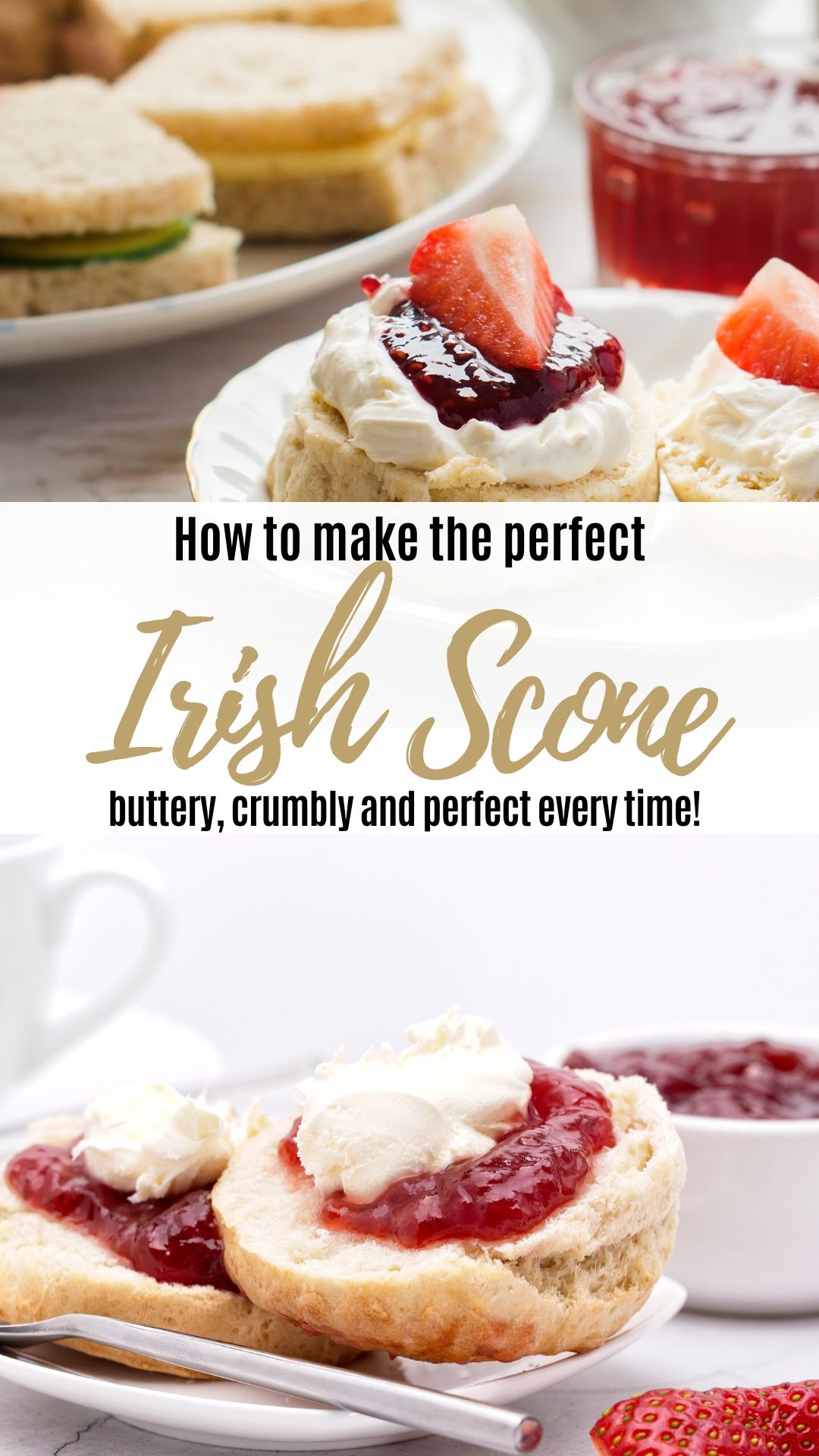 How to make Irish scones: step by step recipe (no buttermilk version ...